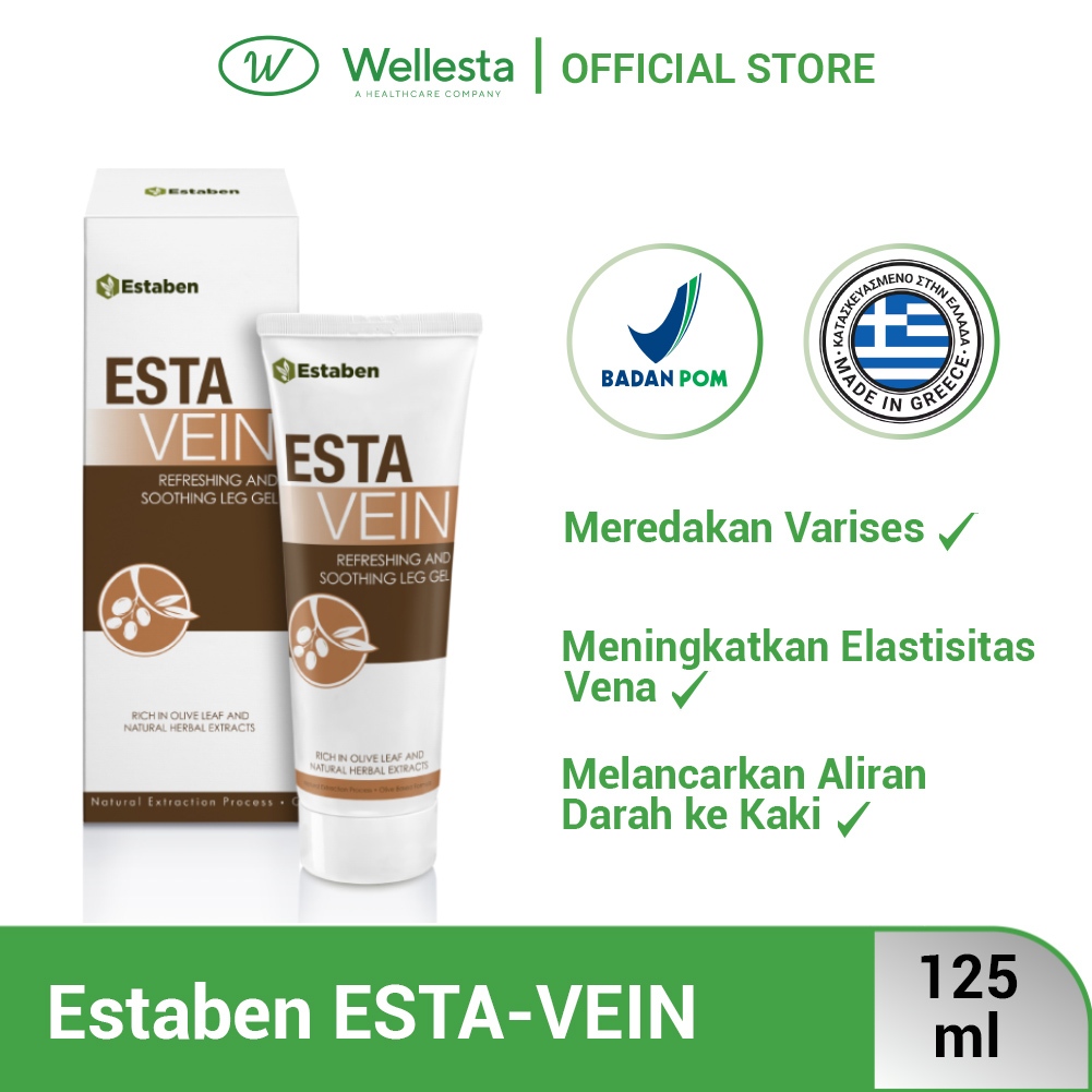 Jual Estaben Esta Vein Gel untuk Varises Kaki yang Kelelahan - 125 mL ...