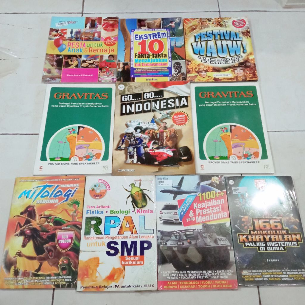 Jual OBRAL BUKU MURAH ORIGINAL / BUKU PENGETAHUAN / ENSIKLOPEDI DUNIA / KEAJAIBAN ALAM TERUNIK ...