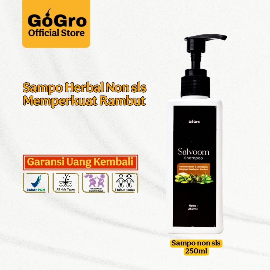 Jual [Official Store] Salvoom ROSEMARY Non SLS SAMPO rambut rontok ...