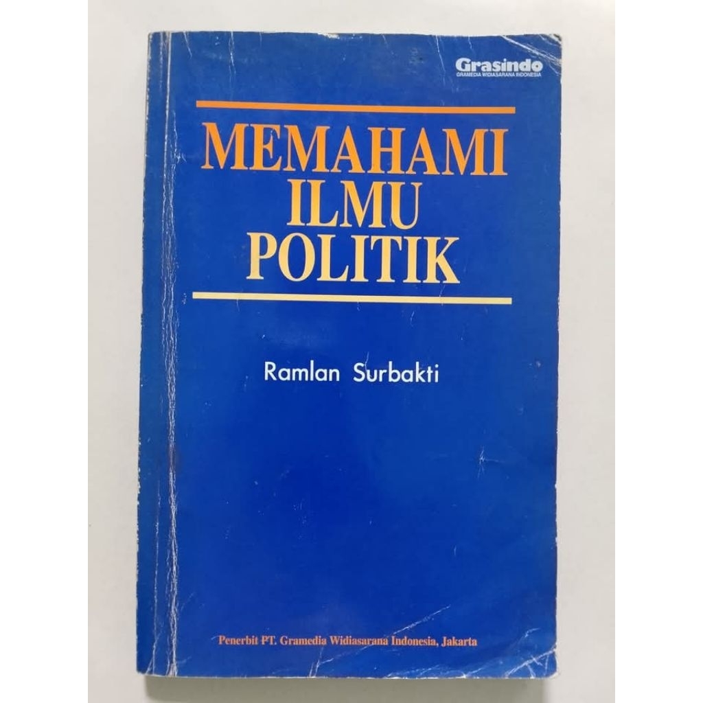 Jual MEMAHAMI ILMU POLITIK - Ramlan Surbakti | Shopee Indonesia