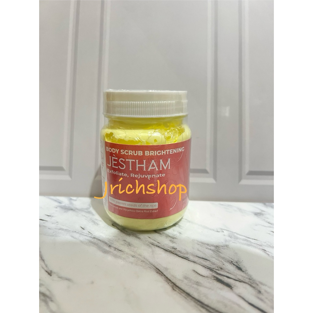 Jual Jestham New Body Scrub Brightening - Mencerahkan Pencerah Tubuh ...