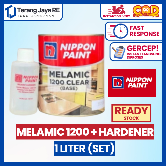 Jual NIPPON PAINT Melamic 1200 Clear 1 LIter | Shopee Indonesia