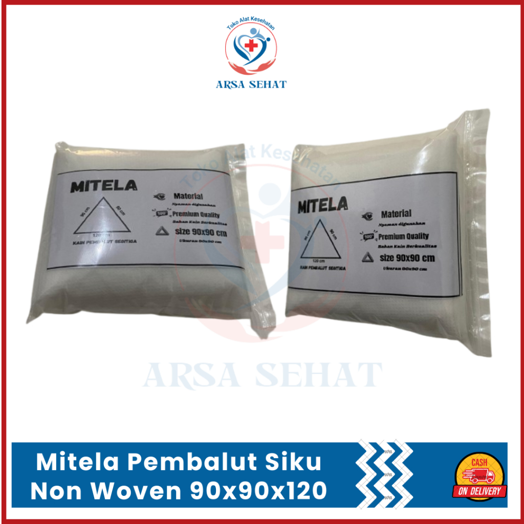 Jual Kain Mitela PMR Kain Segita Pembalut P3K 90x90 | Shopee Indonesia
