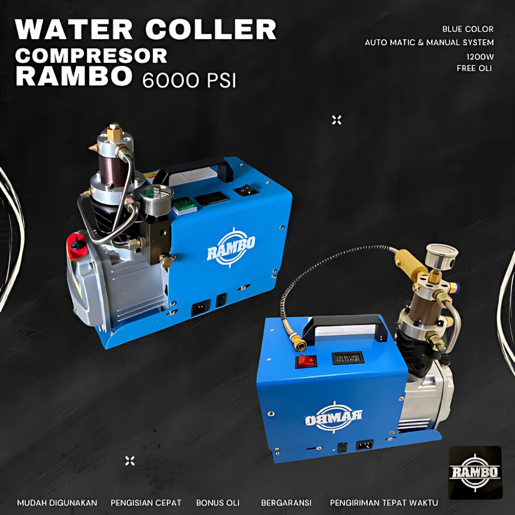 Jual Kompresor Pcp 1200 WATT Otomatis RAMBO | Shopee Indonesia