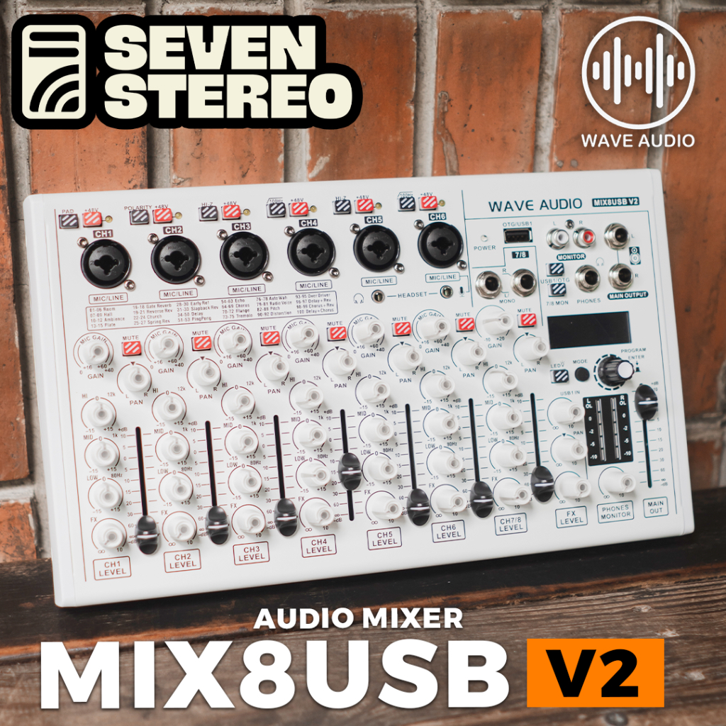 Jual WAVE MIX8USB v2 Mini Mixer Personal Monitor Audio Soundcard ...