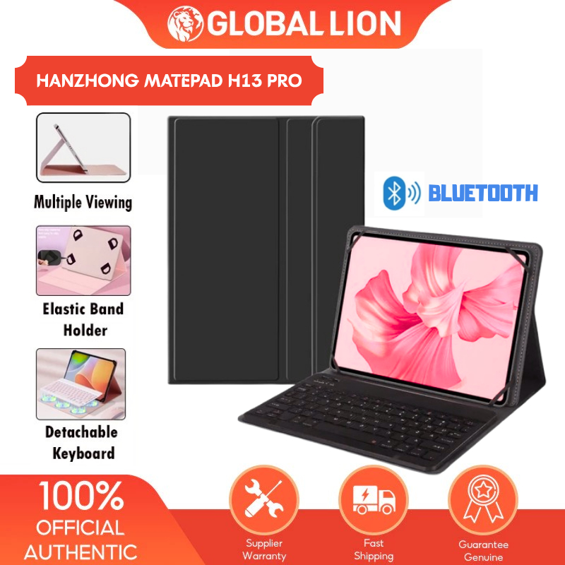 Jual HanZhong Matepad H13 Pro 10.3 Inch Flip Case Keyboard Bluetooth ...