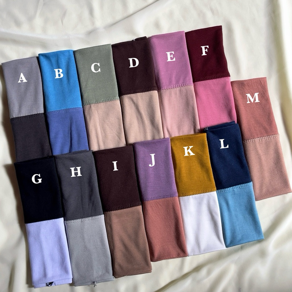 Jual CIPUT 2 WARNA/INNER KAOS 2 WARNA/CIPUT DALEMAN HIJAB/INNER 2 TONE ...