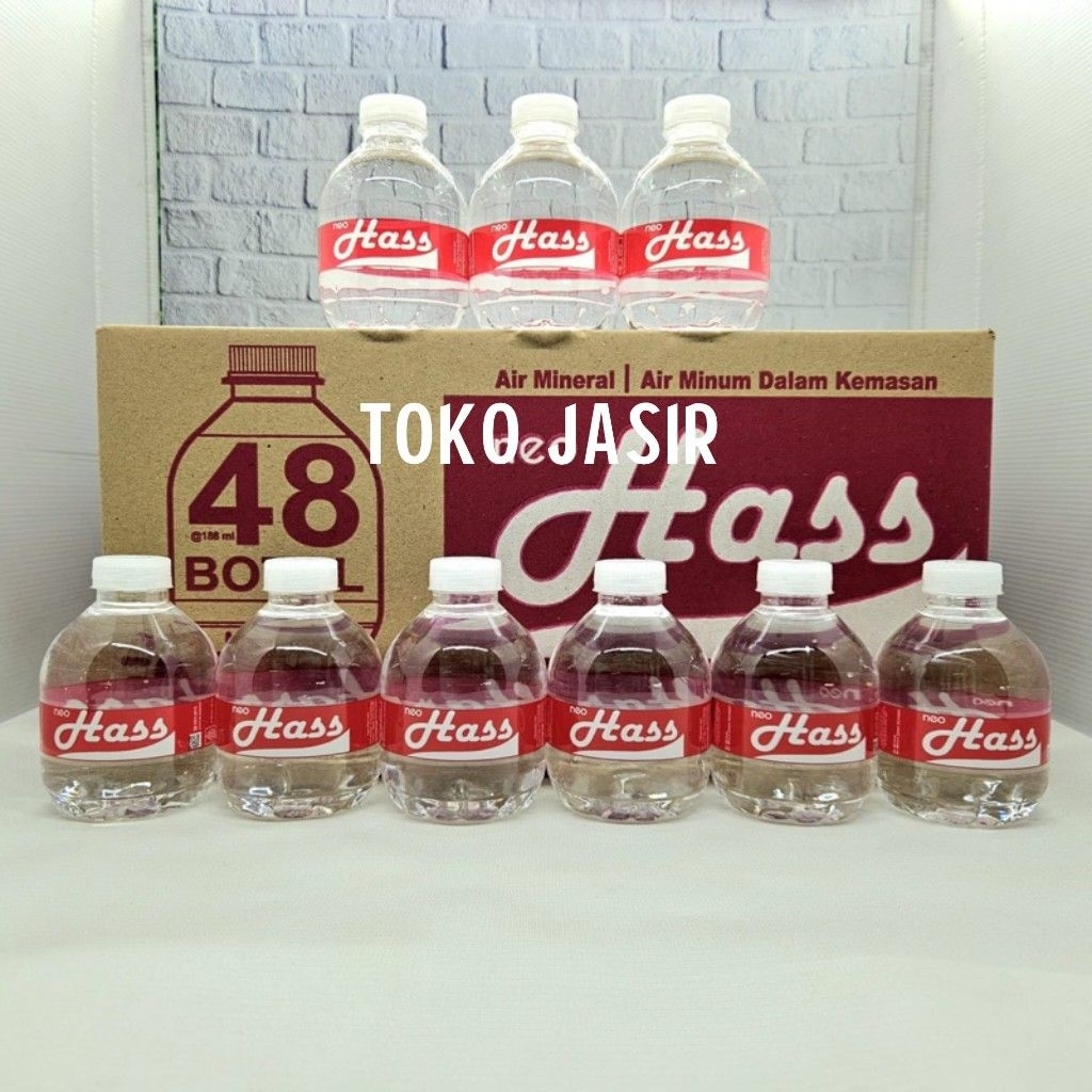 Jual HASS AIR MINERAL BOTOL MINI 188ml ISI 48 BOTOL. BEST SELLER ...