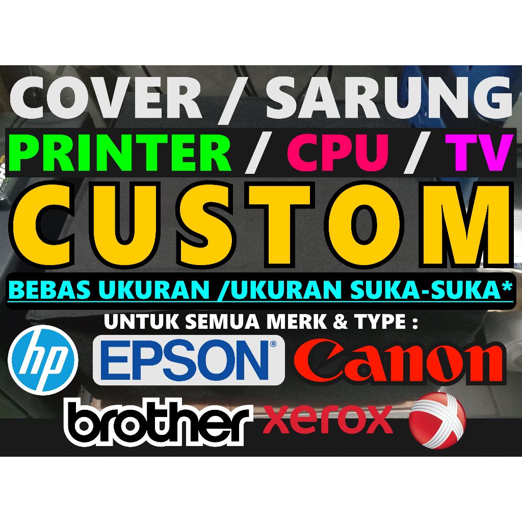 Jual Sarung Cover pelindung softcase penutup PRINTER TV LED CPU PC ...