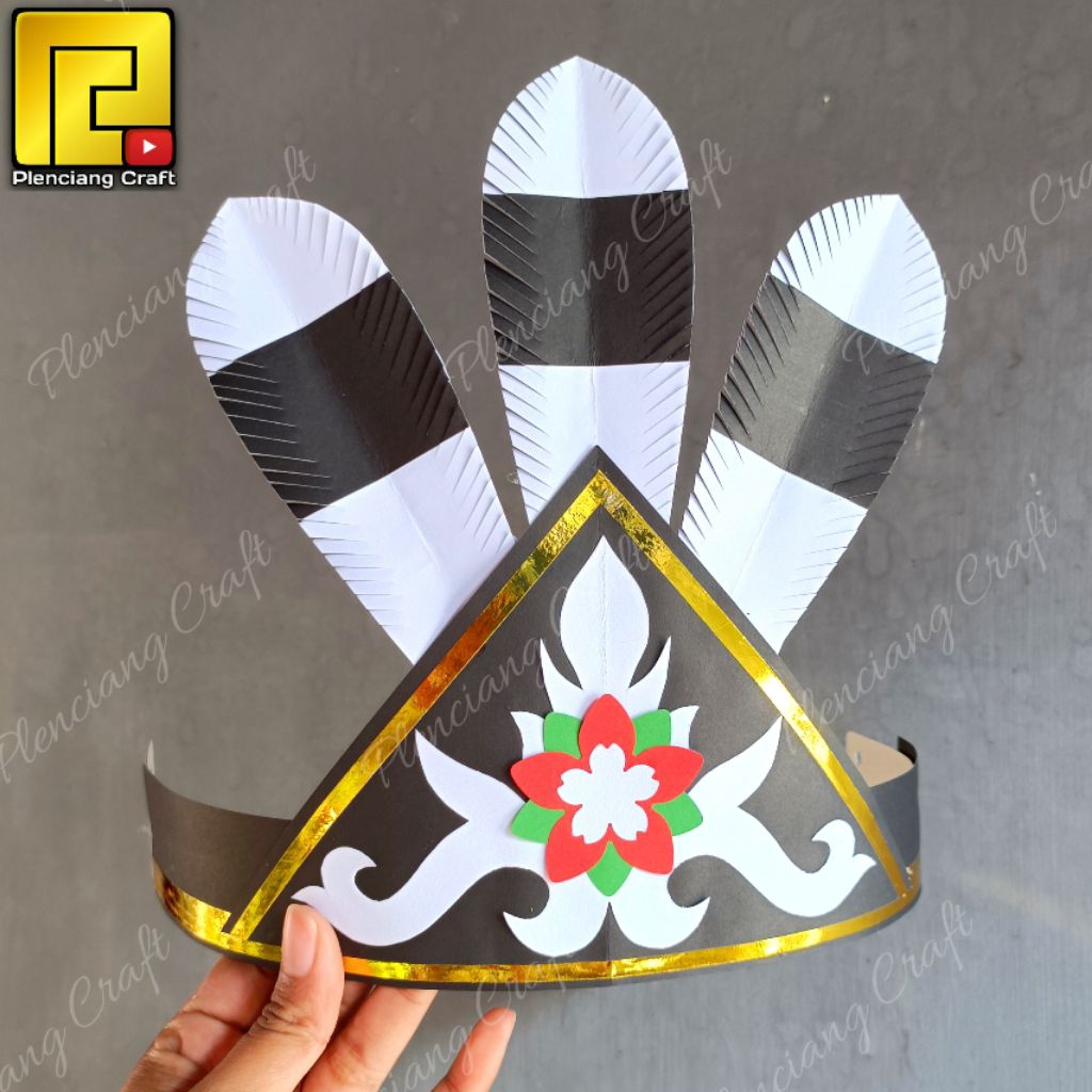 Jual [Dyk] Mahkota Adat Dayak Kalimantan | topi karnaval adat dayak ...