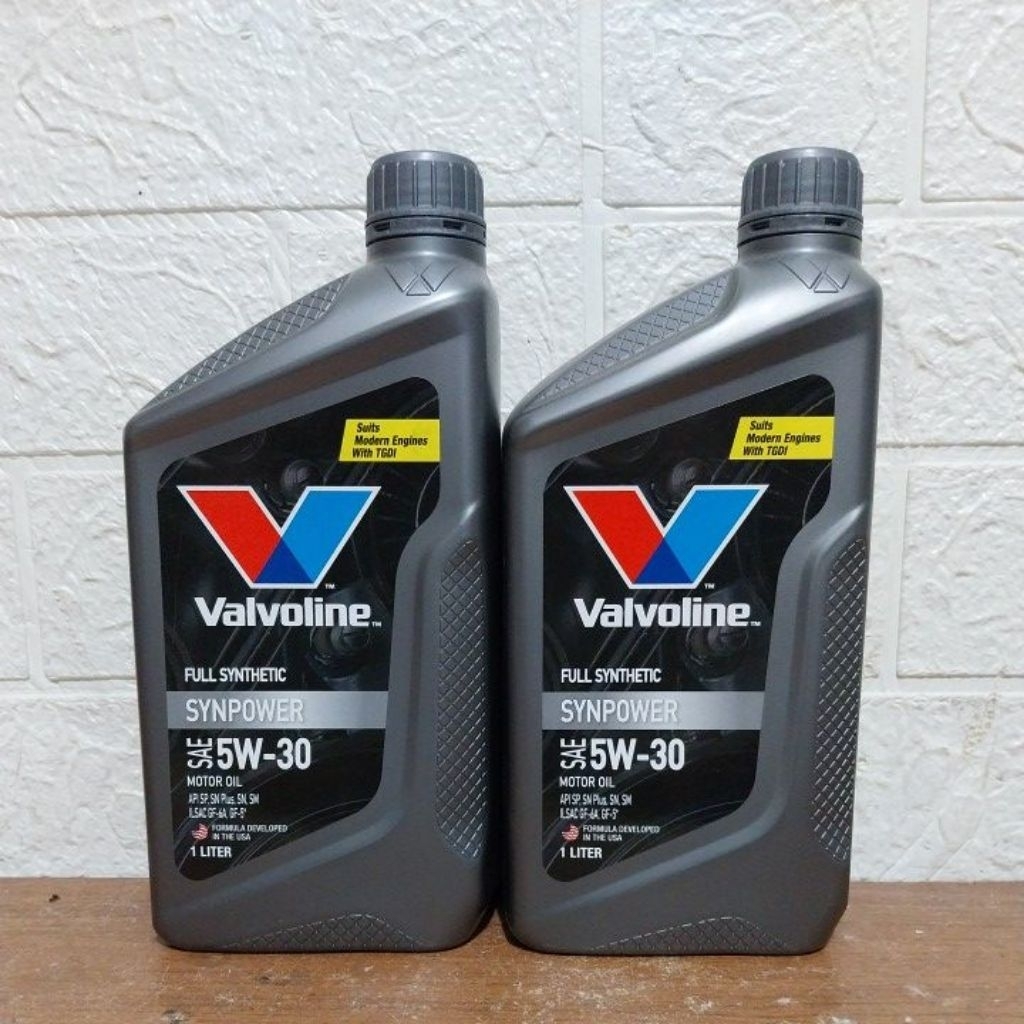 Jual Oli valvoline 5w-30 synpower api sn plus 1L-full synthetic ...