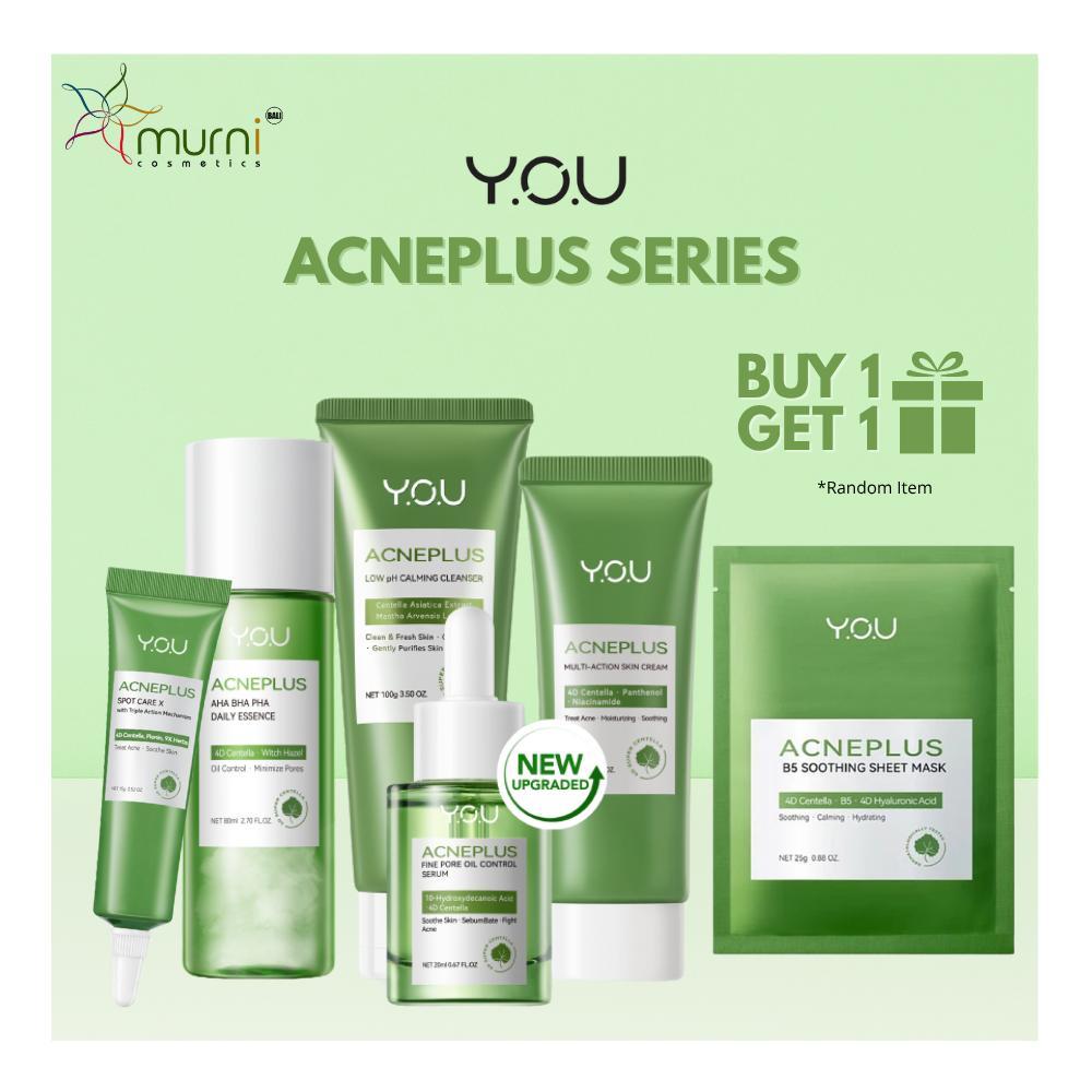 Jual YOU ACNE PLUS SERIES I Cleansing Gel I Skin Toner I Moisturizer I ...