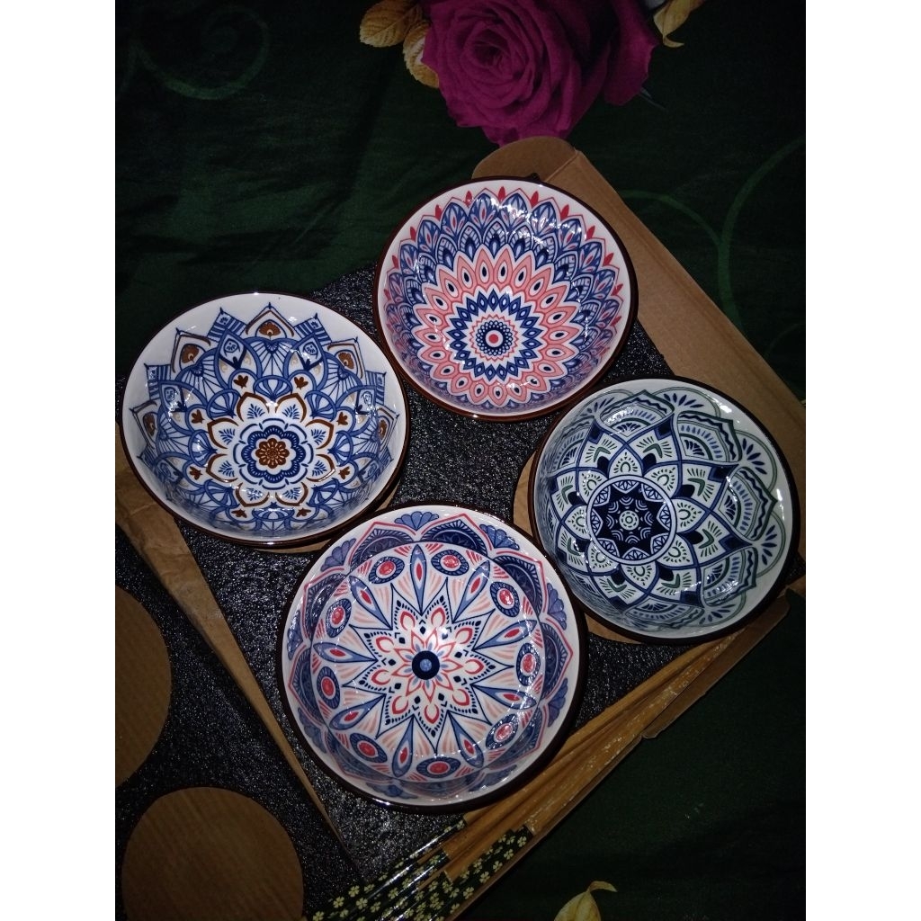 Jual Mangkuk Set Keramik Mangkuk Set Premium Souvenir Mangkuk Set ...