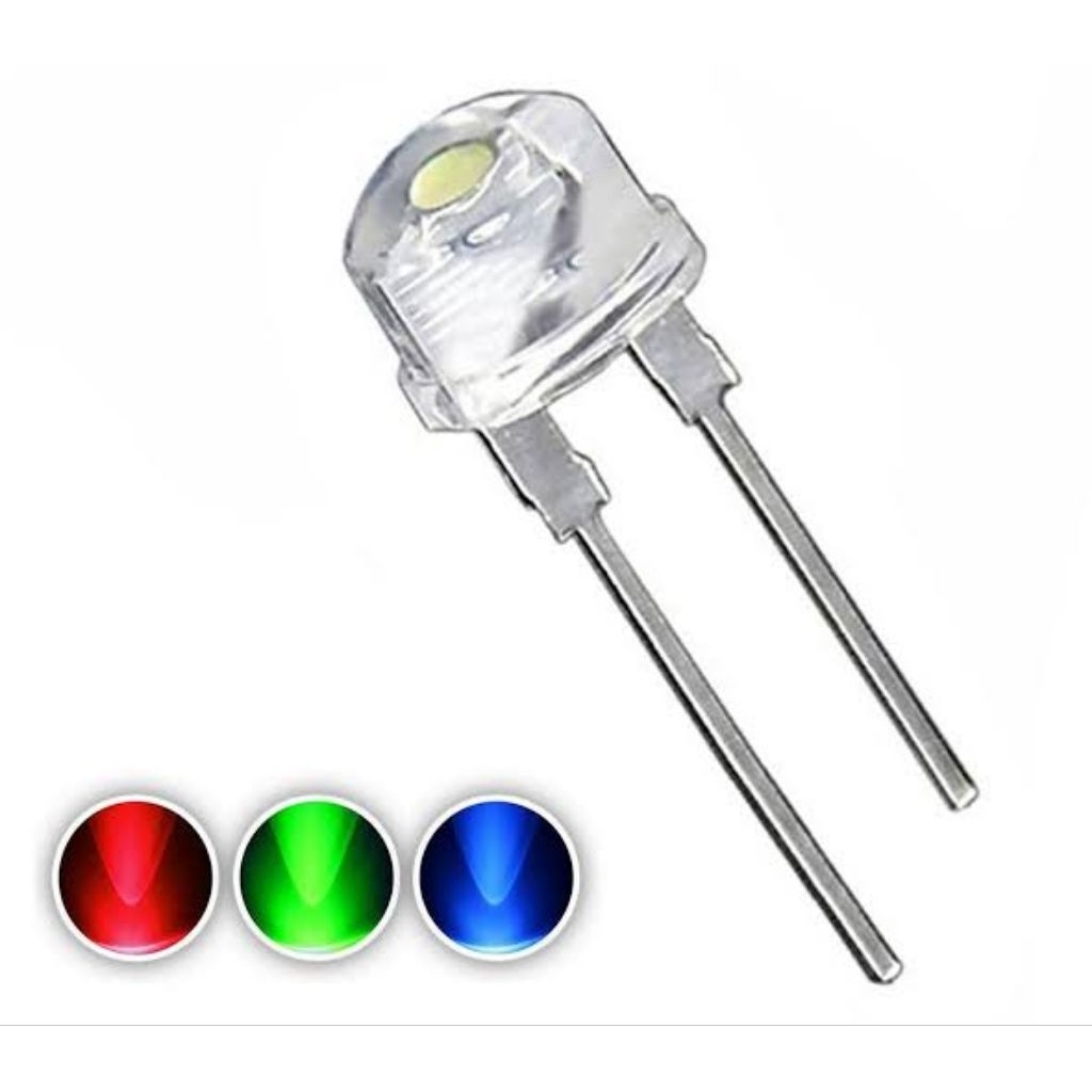 Jual Lampu Led 8mm Starwhat Kaki Pendek Tidak Kedip Mika Putih Nyala ...