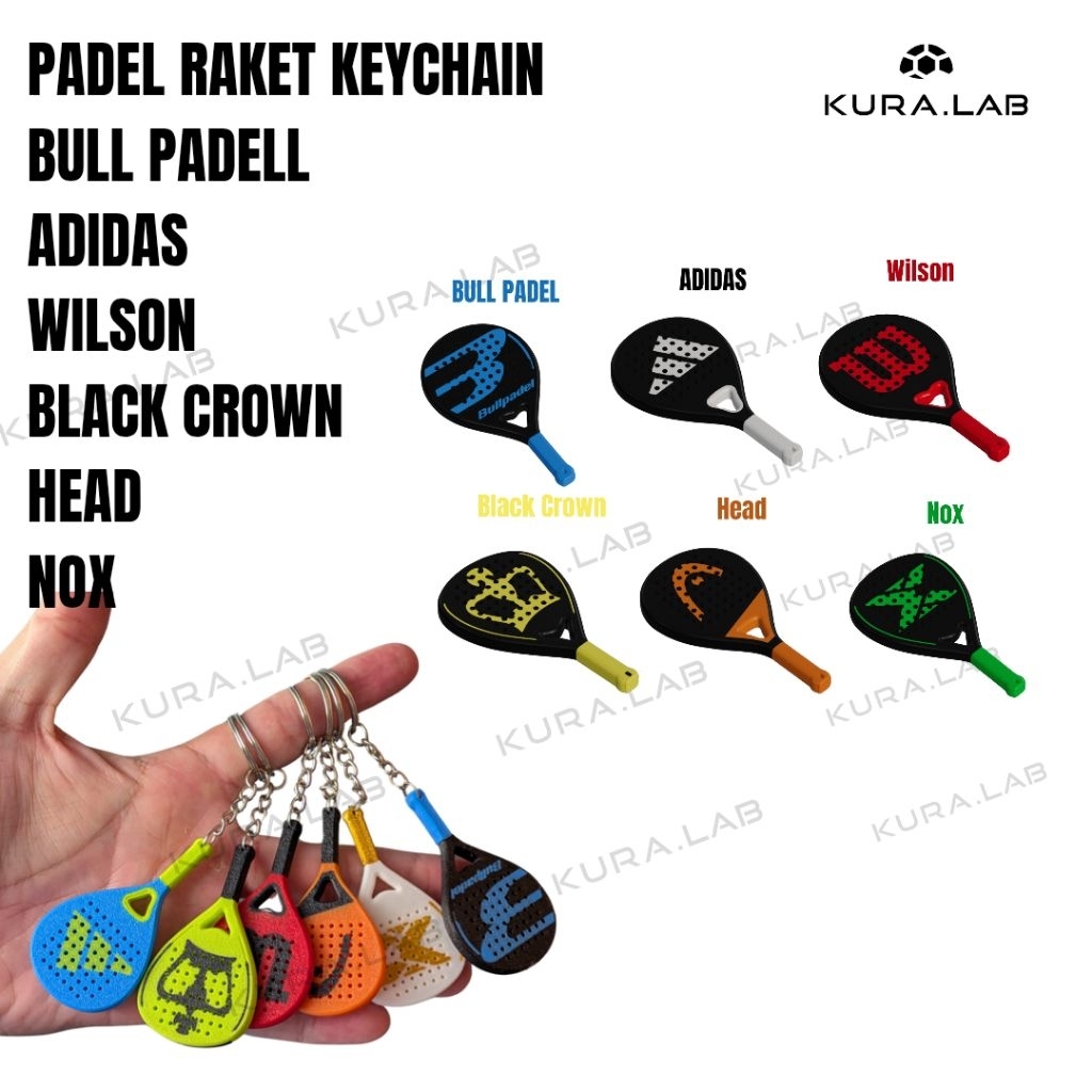 Jual Gantungan Kunci Mini Raket Padel Keychain Racket Padel – Model ...