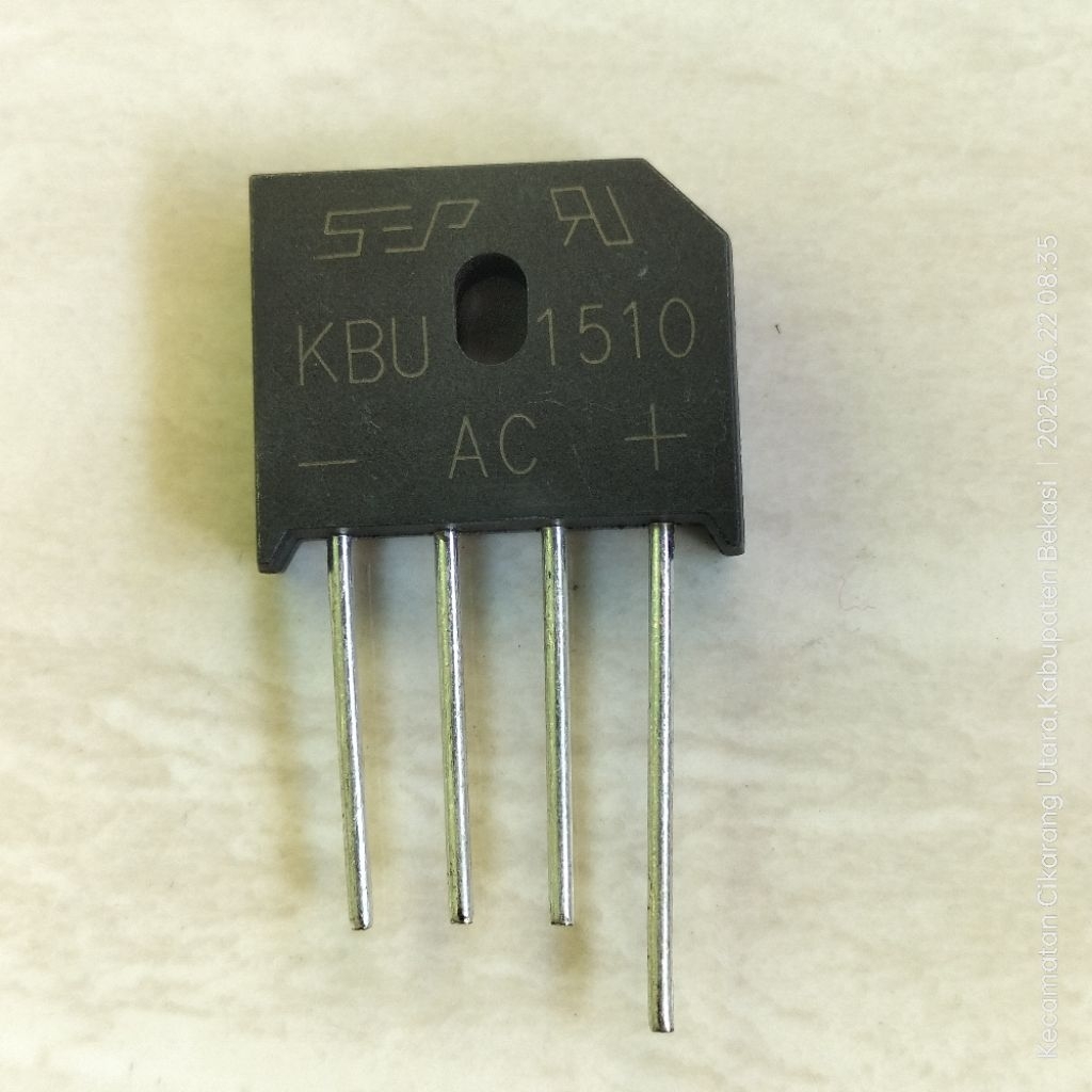 Jual KBU1510 DIODA BRIDGE 15A1000V DIODA SISIR KIPROK 15A 1000V ...