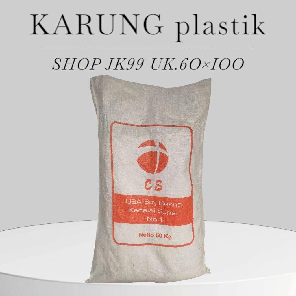 Jual KARUNG PLASTIK BARU 50KG UK.60×100 isi 10pcs | Shopee Indonesia
