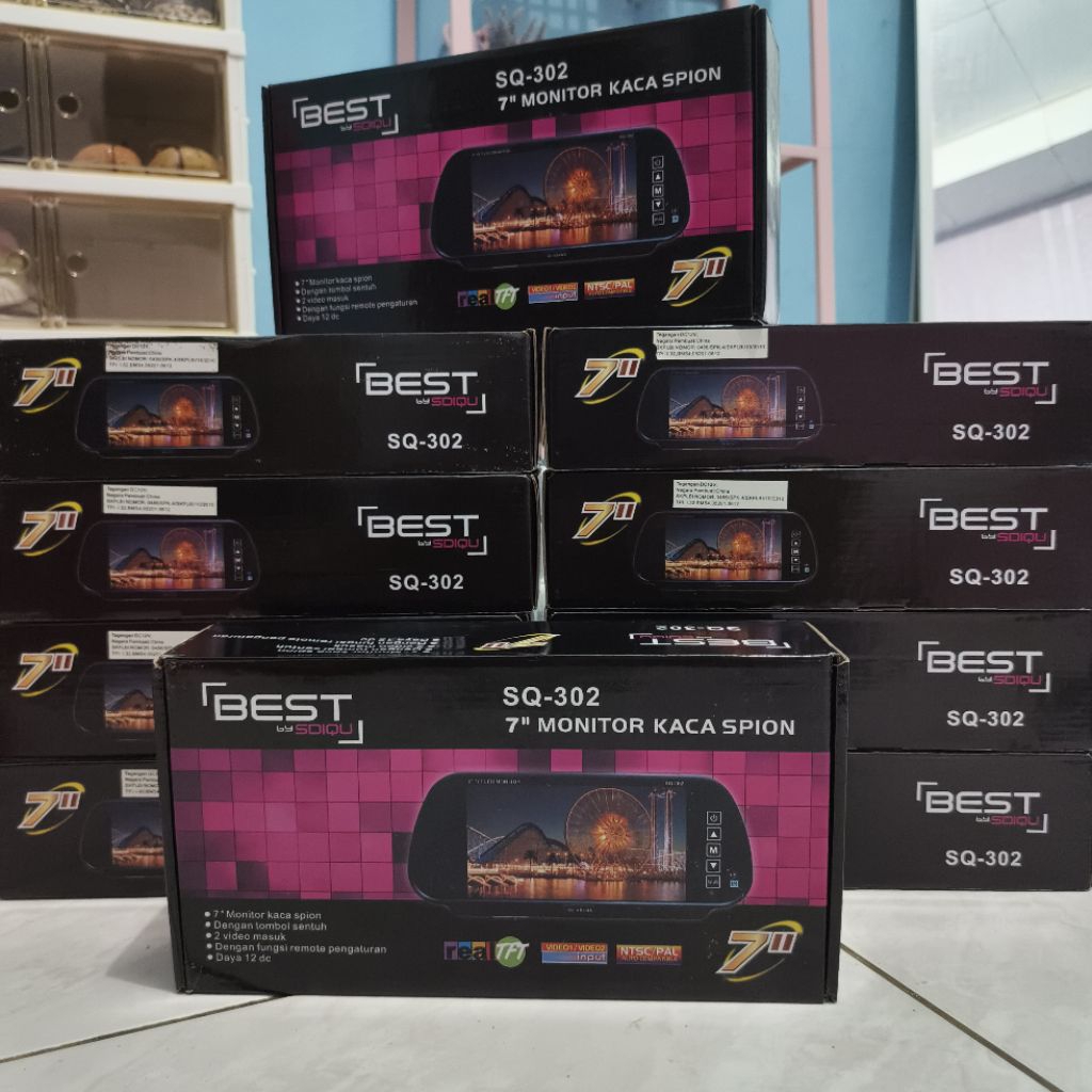 Jual LAYAR MONITOR MOBIL 7" - BEST BY SDIQU | Shopee Indonesia