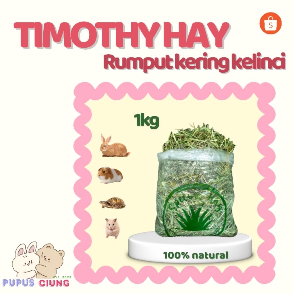 Jual Rumput Timothy Hay 1KG | Merek Special Hay | Shopee Indonesia