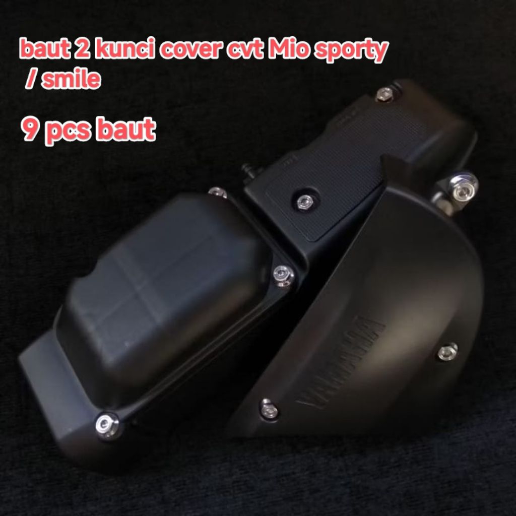 Jual Baut stainless cover CVT Mio sporty / smile 9 pcs | Shopee Indonesia