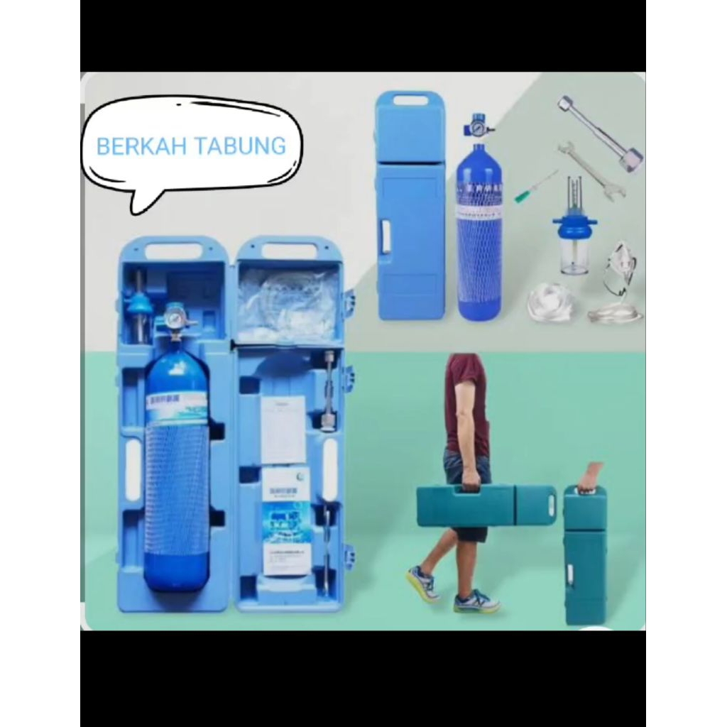 Jual Tabung oksigen 02 portable 4L | Shopee Indonesia