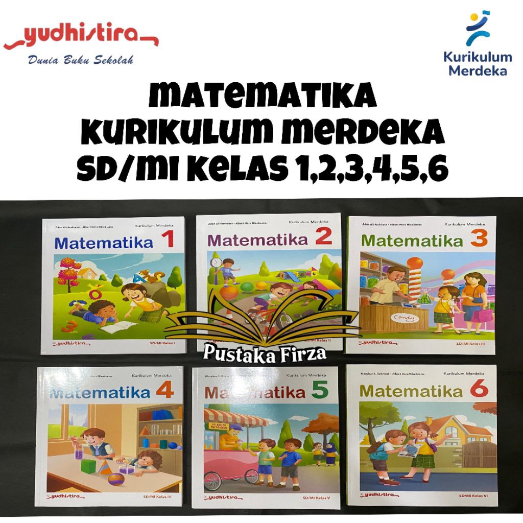 Jual Matematika SD/MI Kelas.1.2.3.4.5.6 Kurikulum Merdeka . Yudhistira | Shopee Indonesia