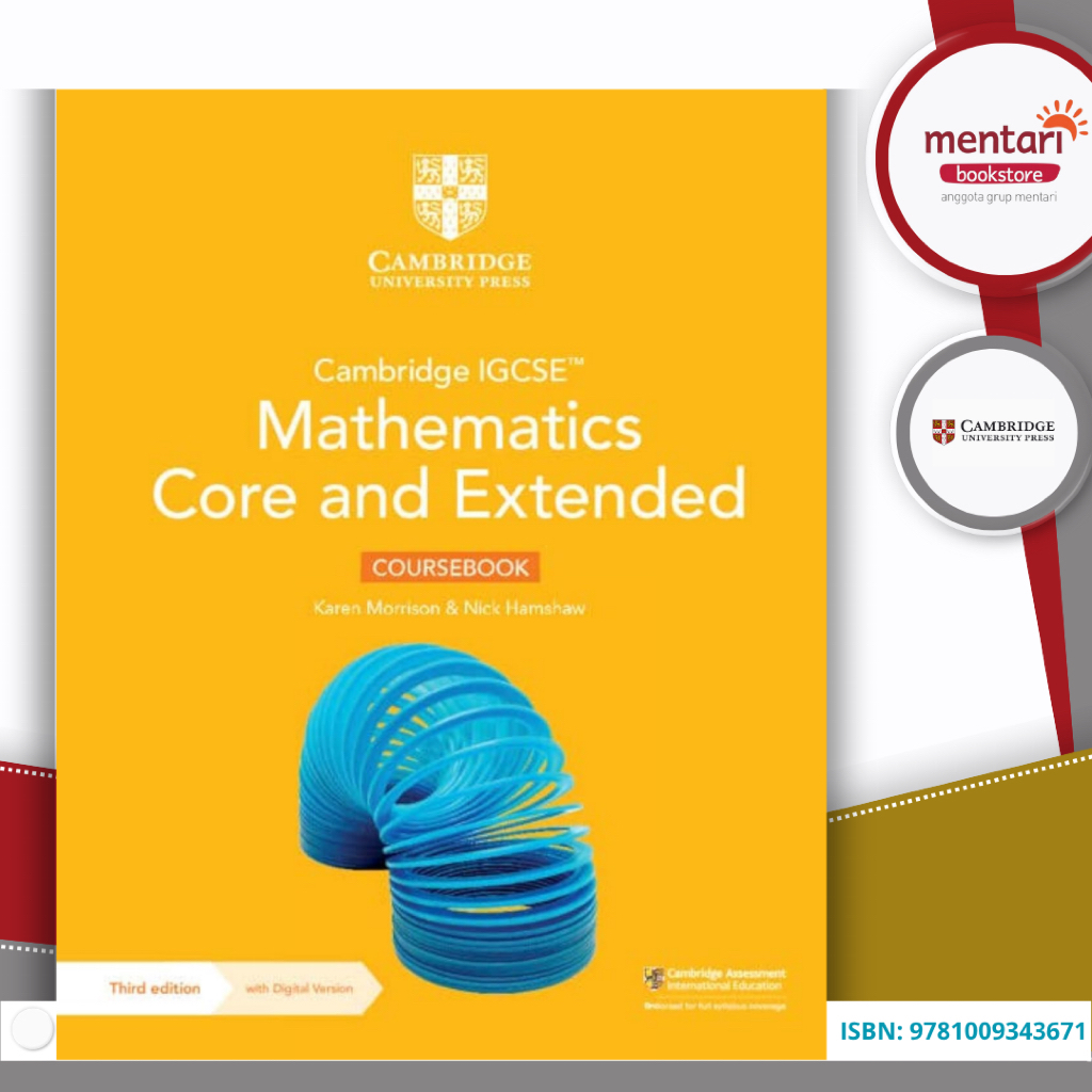 Jual Cambridge IGCSE Math Core&Extended Coursebook 3rd Edition(2Y) | Shopee Indonesia