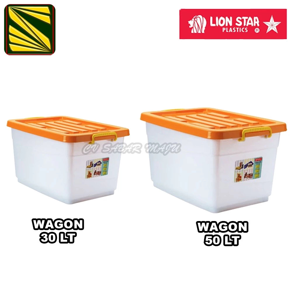 Jual Lionstar Container Box Wagon 30 liter 50 Liter, Box Serbaguna ...