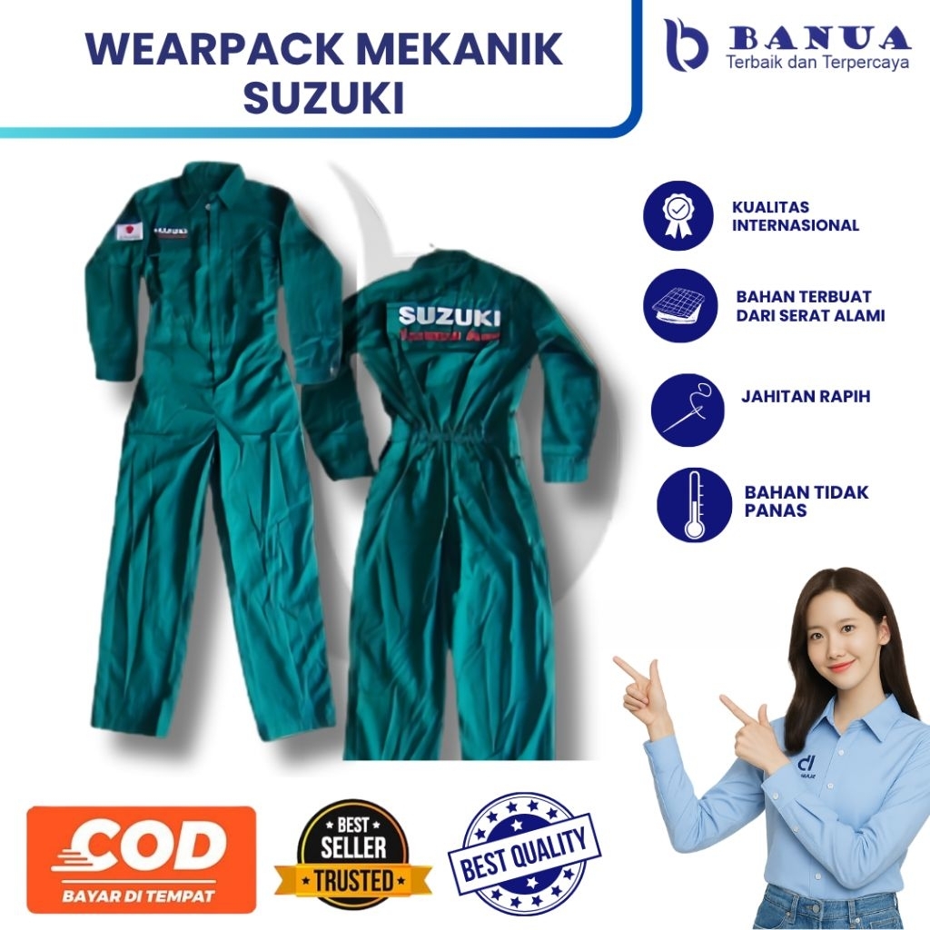 Jual Wearpack Standar Suzuki | Seragam Suzuki Ori | Seragam Suzuki ...
