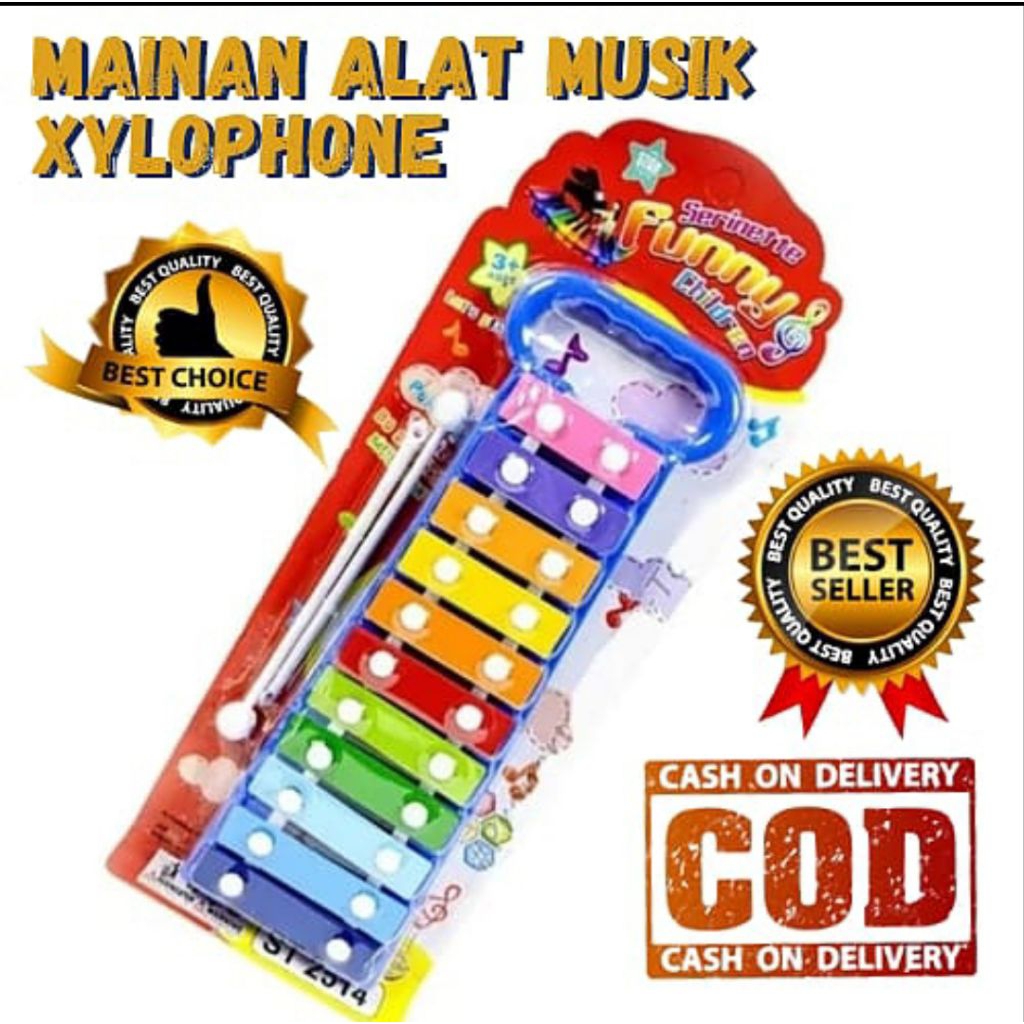 Jual MAINAN ANAK MUSIK PUKUL MURAH KIDS XYLOPHONE / FUNNY XYLOPHONE ST ...