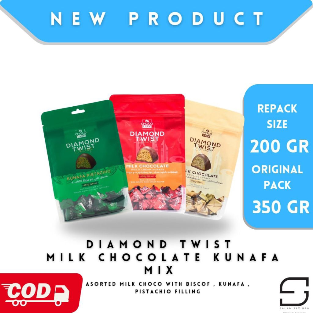 Jual Diamond Twist || Coklat Kunafa || Coklat Viral || Coklat Best ...