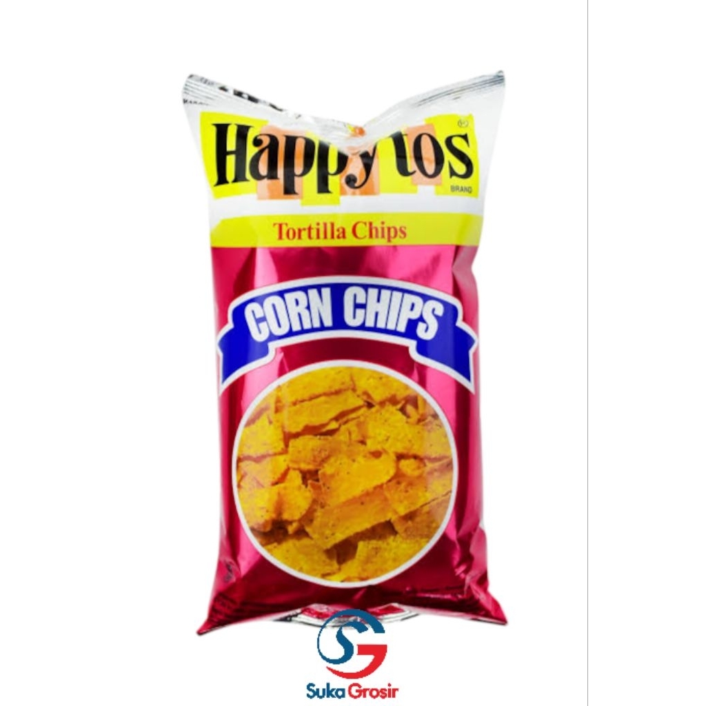 Jual Happy Tos Tortilla Chips 140g / Happytos Merah | Shopee Indonesia
