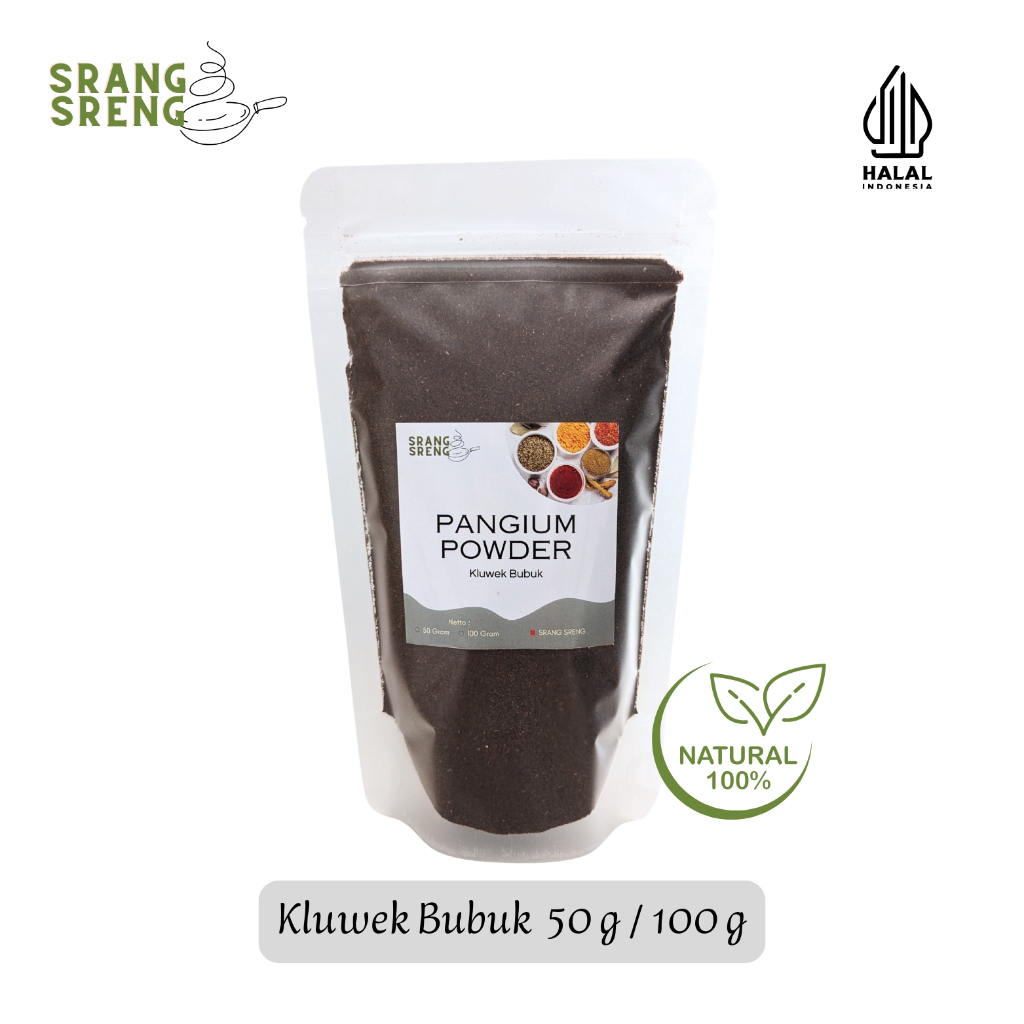 Jual Kluwek Bubuk 50 g & 100 g | Pangium Powder | Keluwek Bubuk | Bumbu ...