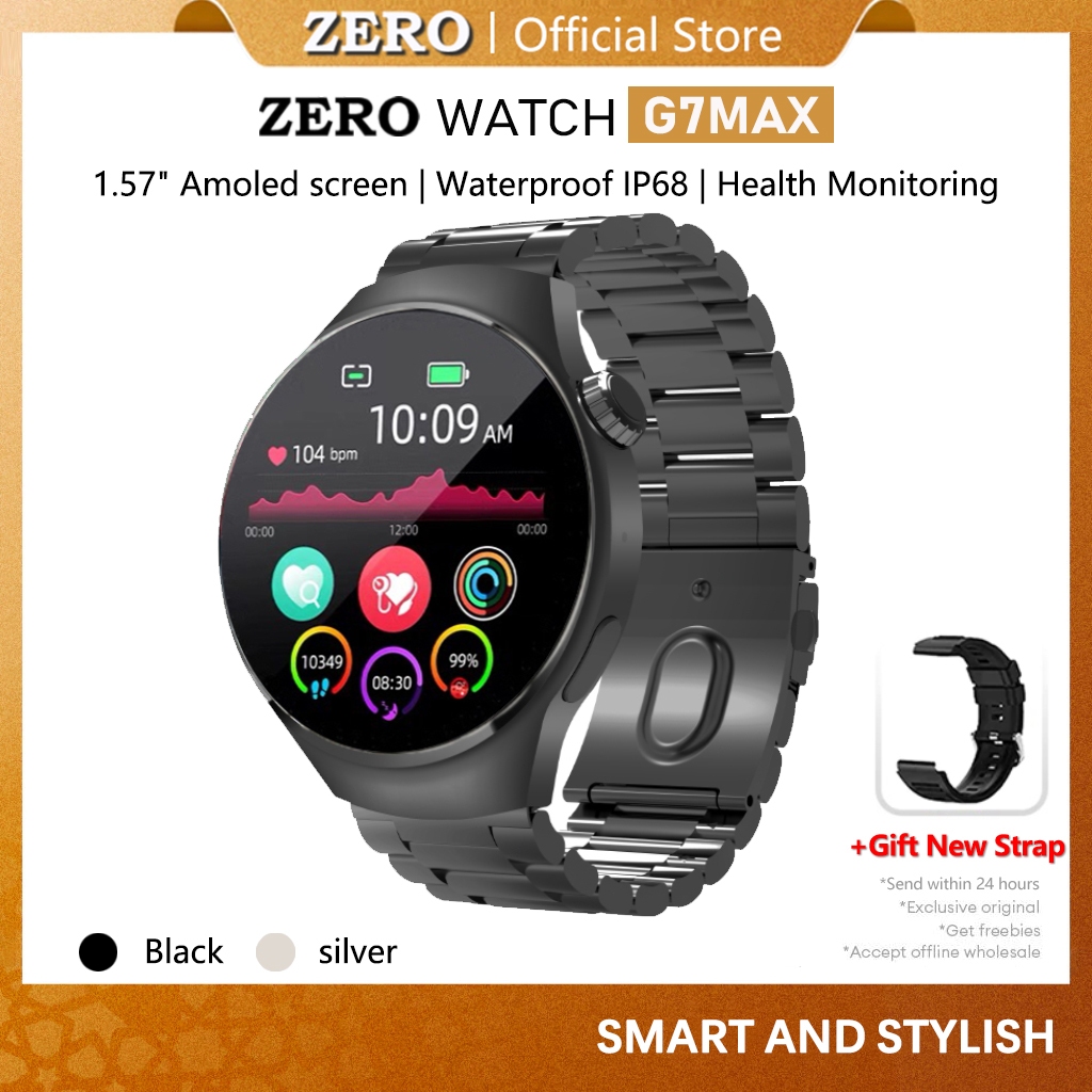 Jual 【Gift New Strap】Zero Smartwatch G7 Max HD Screen Display Bluetooth ...
