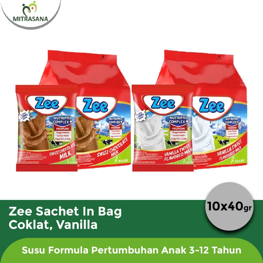 Jual Zee Sachet In Bag 10 x 38gr Coklat Vanilla ~ Susu Formula ...