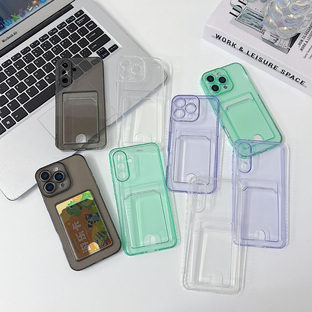 Jual CASE CLEAR CARD HOLDER SAMSUNG A14 4G / A14 5G/ A24 / A34 / A54 / A13 /A23/ A33/ A53/ A73 ...