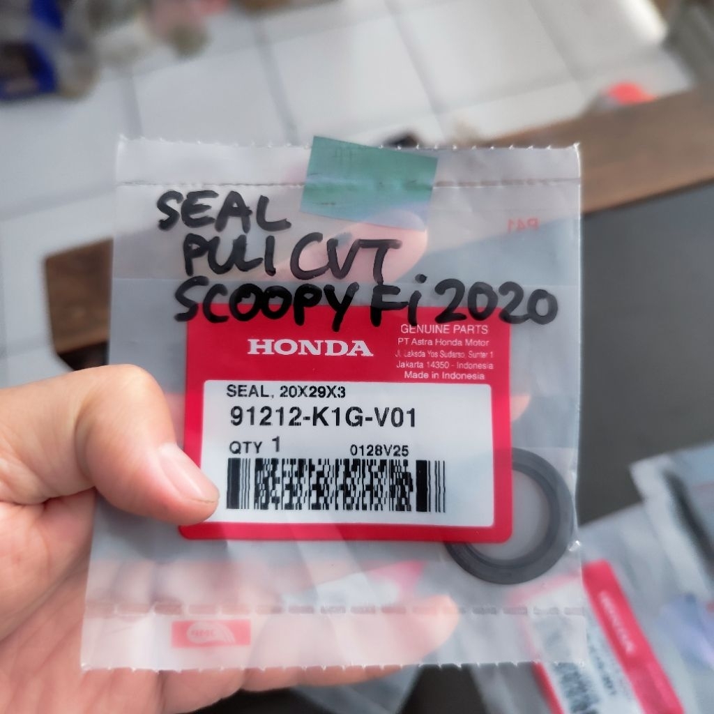Jual seal cvt beat fi led, scoopy fi led 2020-2024 asli 91212K1GV01 | Shopee Indonesia