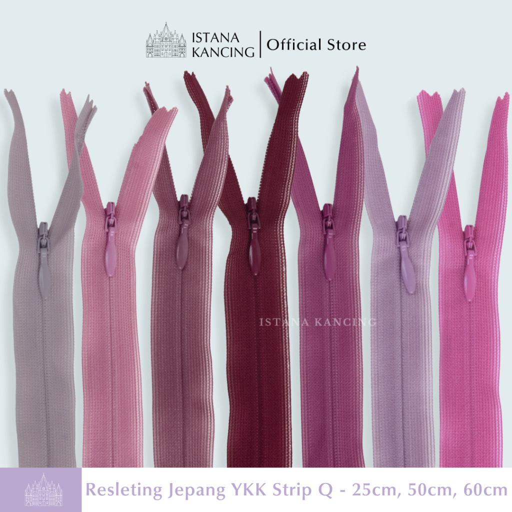 Jual Resleting Jepang YKK | Ukuran 25cm 50cm 60cm Original YKK Premium Zipper Jepang Strip Q ...