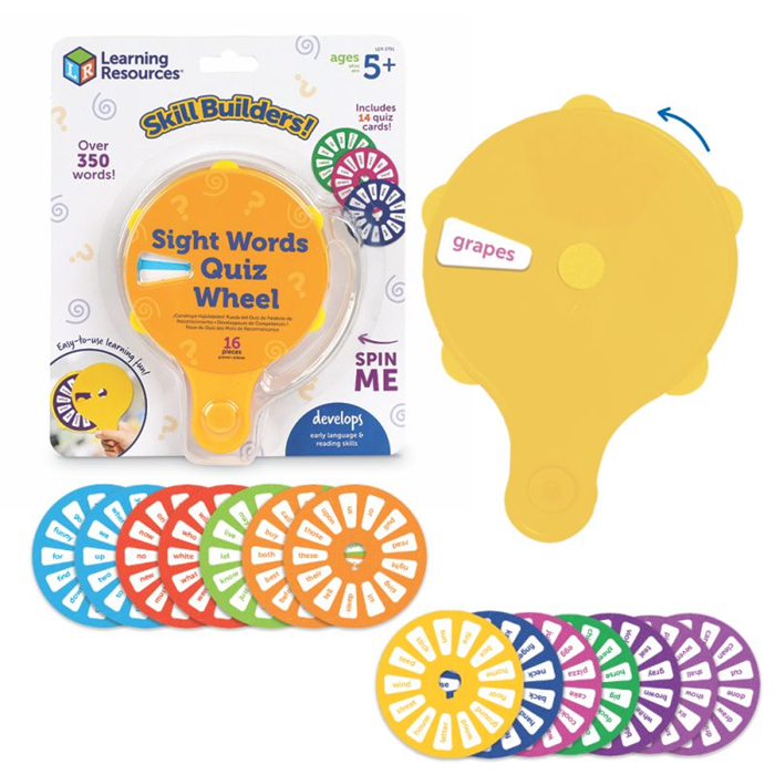 Jual Learning Resources Skill Builders Sight Words Quiz Wheel ...