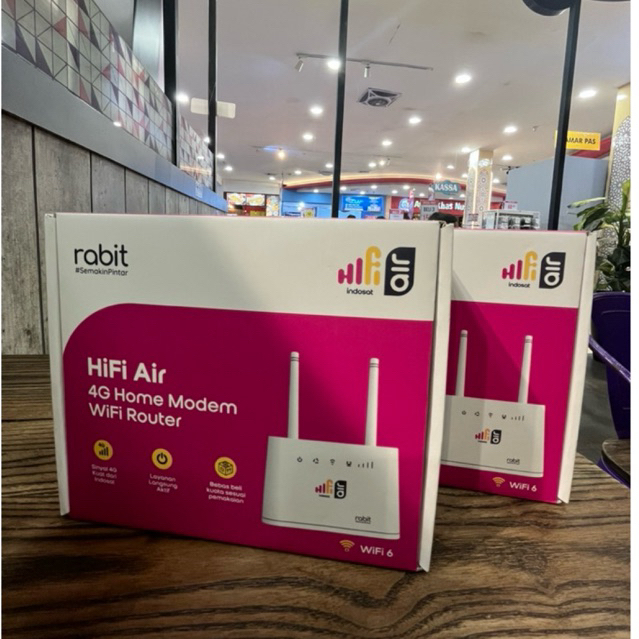 Jual HIFI ROUTER RABBIT Modem + Wifi + Router + 2Anthena FREE KARTU ...