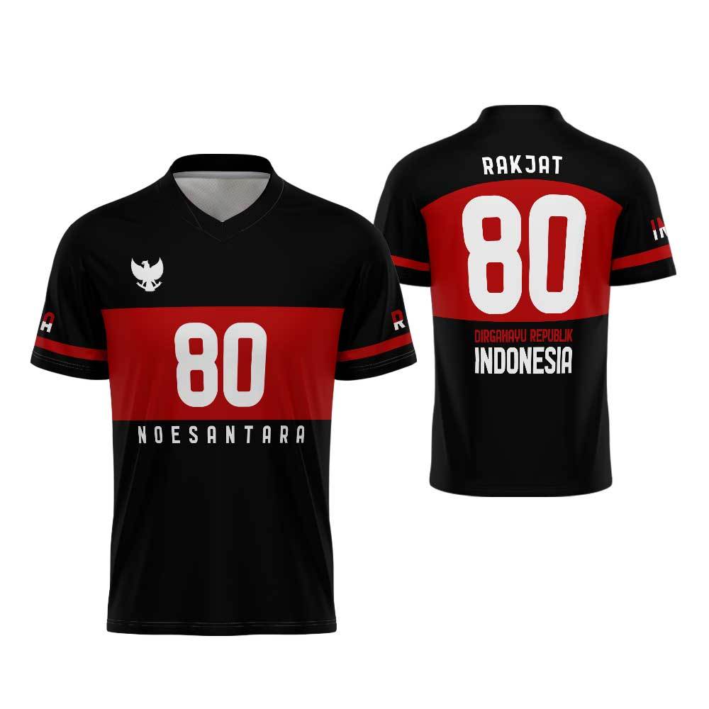 Jual Kaos Baju Jersey 17 Agustus Republik Indonesia Dirgahayu 2025 Baju Kaos Polo Hut RI-80 ...