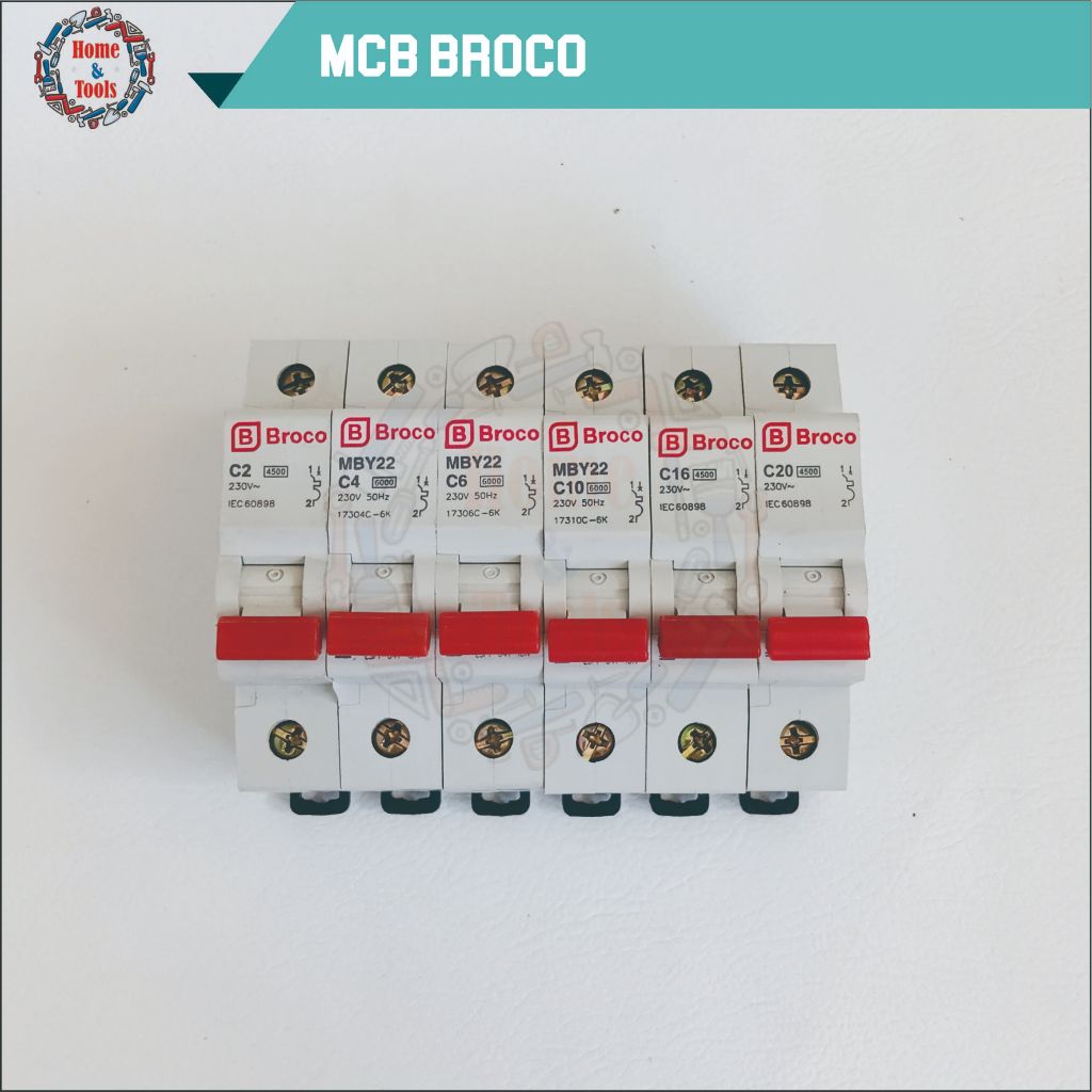 Jual MCB BROCO/MCB 6 AMPERE/MCB 10 AMPERE/MCB 16 AMPERE/MCB 20 AMPERE ...