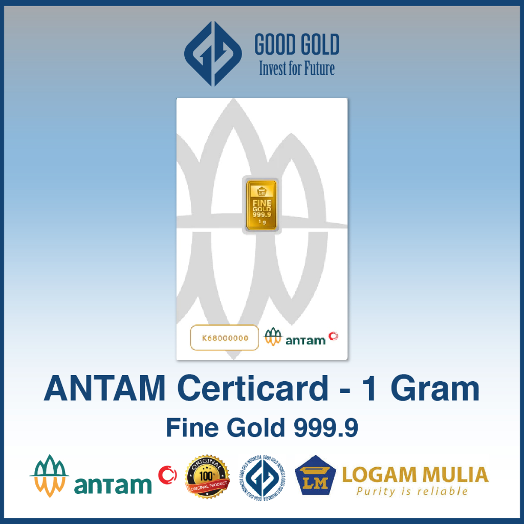 Jual Logam Mulia Antam Certicard 1 Gram | Shopee Indonesia