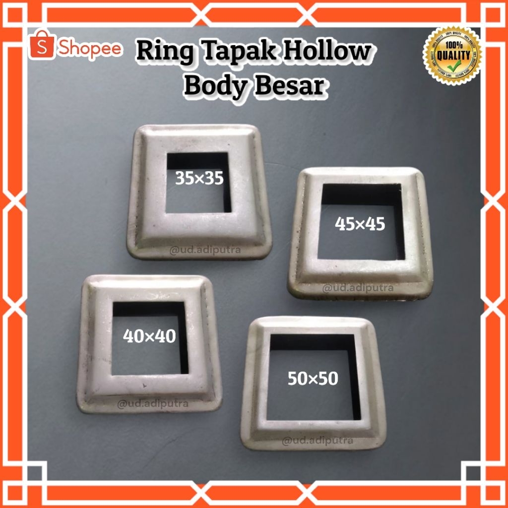 Jual RING PIPA TAPAK HOLLOW MINIMALIS BODY BESAR | AKSESORIS HIASAN ...