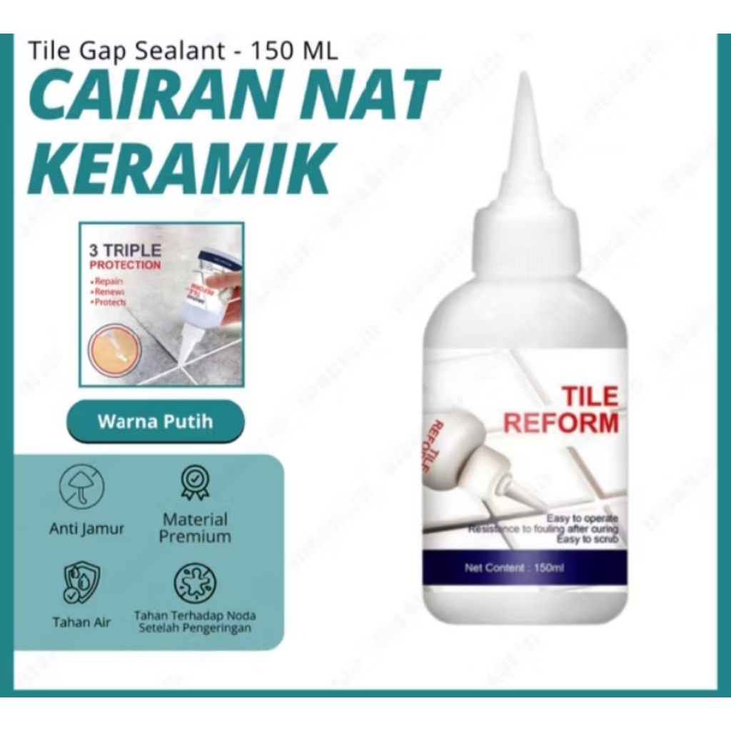 Jual Krim Pengisi Celah Nat Keramik 150ml Anti Jamur / Lem Reparasi ...