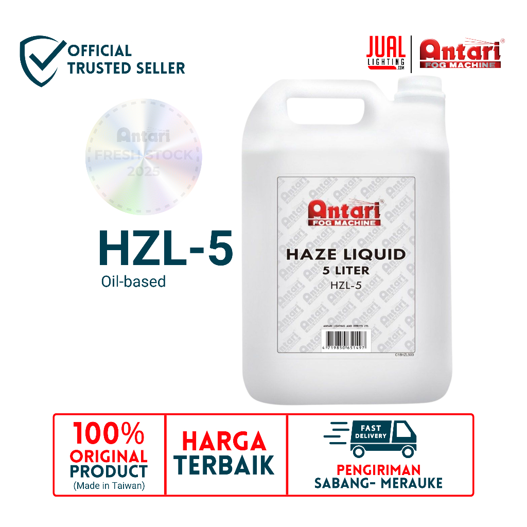 Jual Cairan Hazer Antari HZL-5 Original 5L – Smoke Liquid / Cairan Asap ...