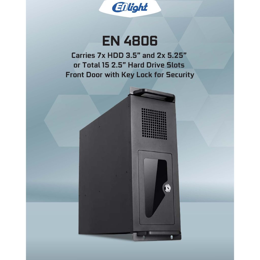 Jual Casing Enlight EN4806 - Server Case 4U ATX - Casing Server 4U ...