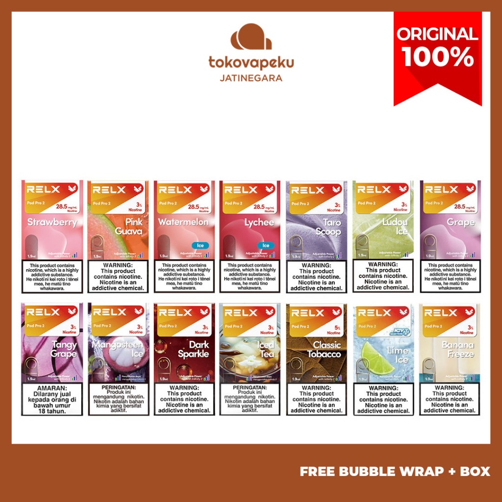 Jual CARTRIDGE RELX POD 3% 1.9ML RELX CATRIDGE ORI by RELX | Shopee ...