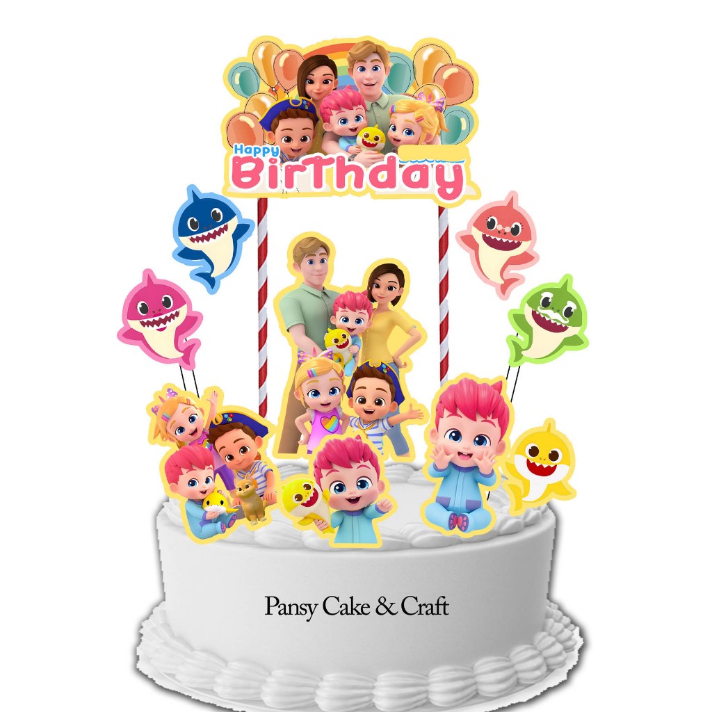Jual Cake topper Baby Bebe Finn Shark | Shopee Indonesia