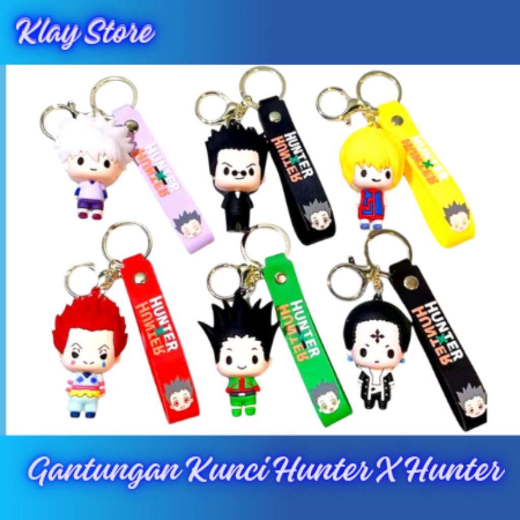 Jual Gantungan Kunci Hunter X Hunter Karakter [ Kilua , Gon , Kurapika ...